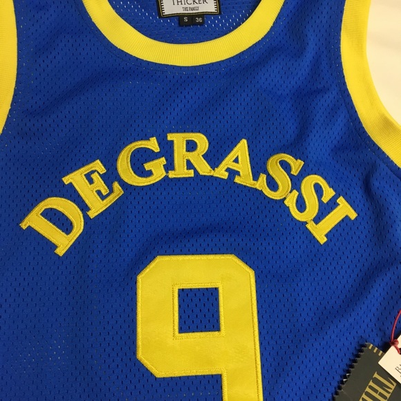 bloods thicker | Shirts | Drake Degrassi High Blue Basketball Jersey ...